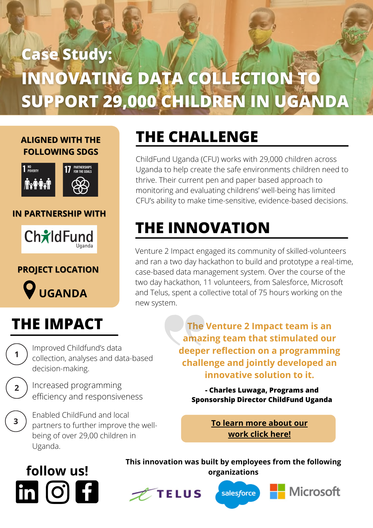 Hackathon Case Study - Venture2Impact