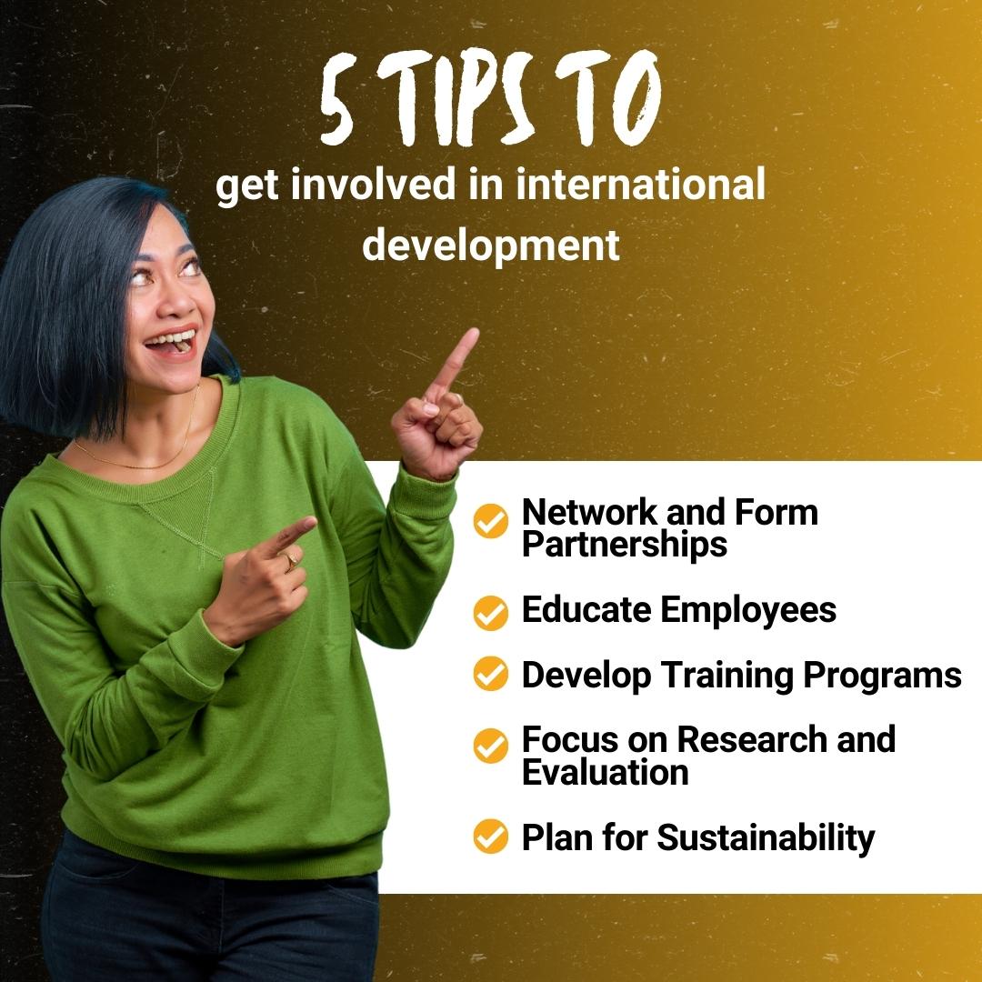 How to get involved in International Development
